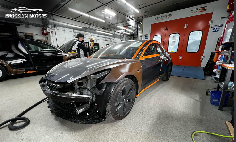 Tesla Auto Body Repair in Brooklyn: From Dents to Restorations